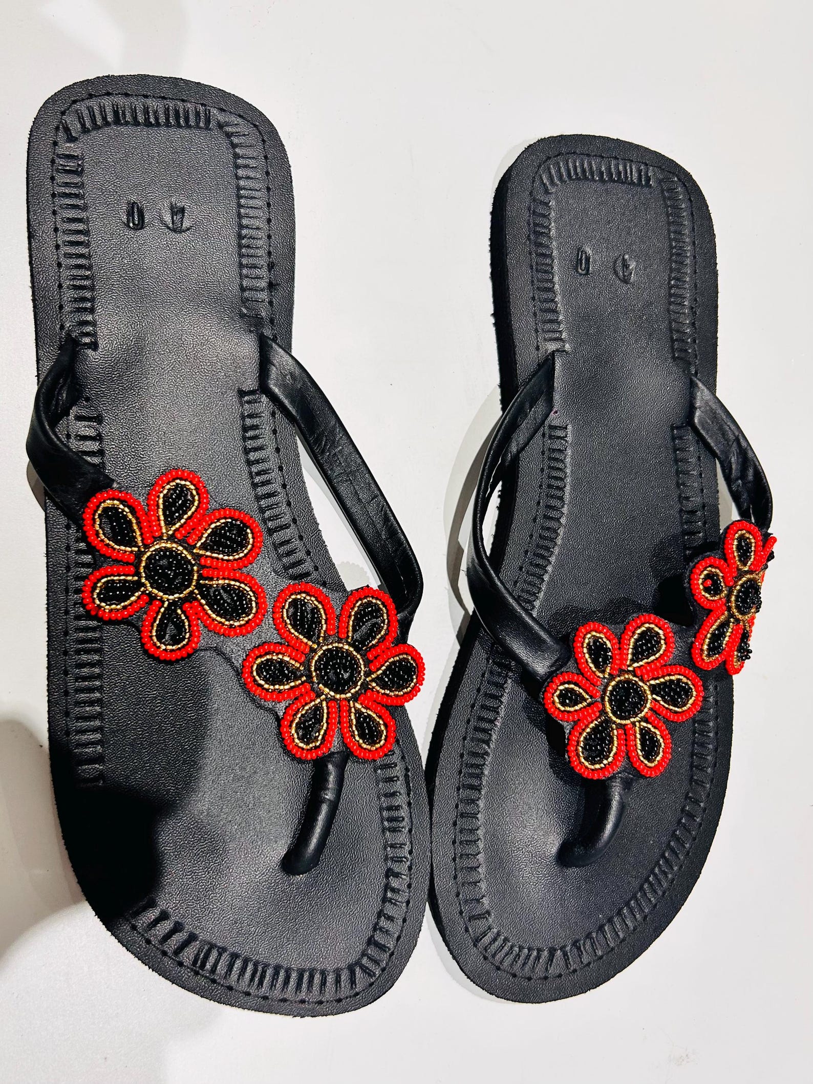 African Slippers Gift/masai Leather Sandals / Kenya Maasai Slippers ...