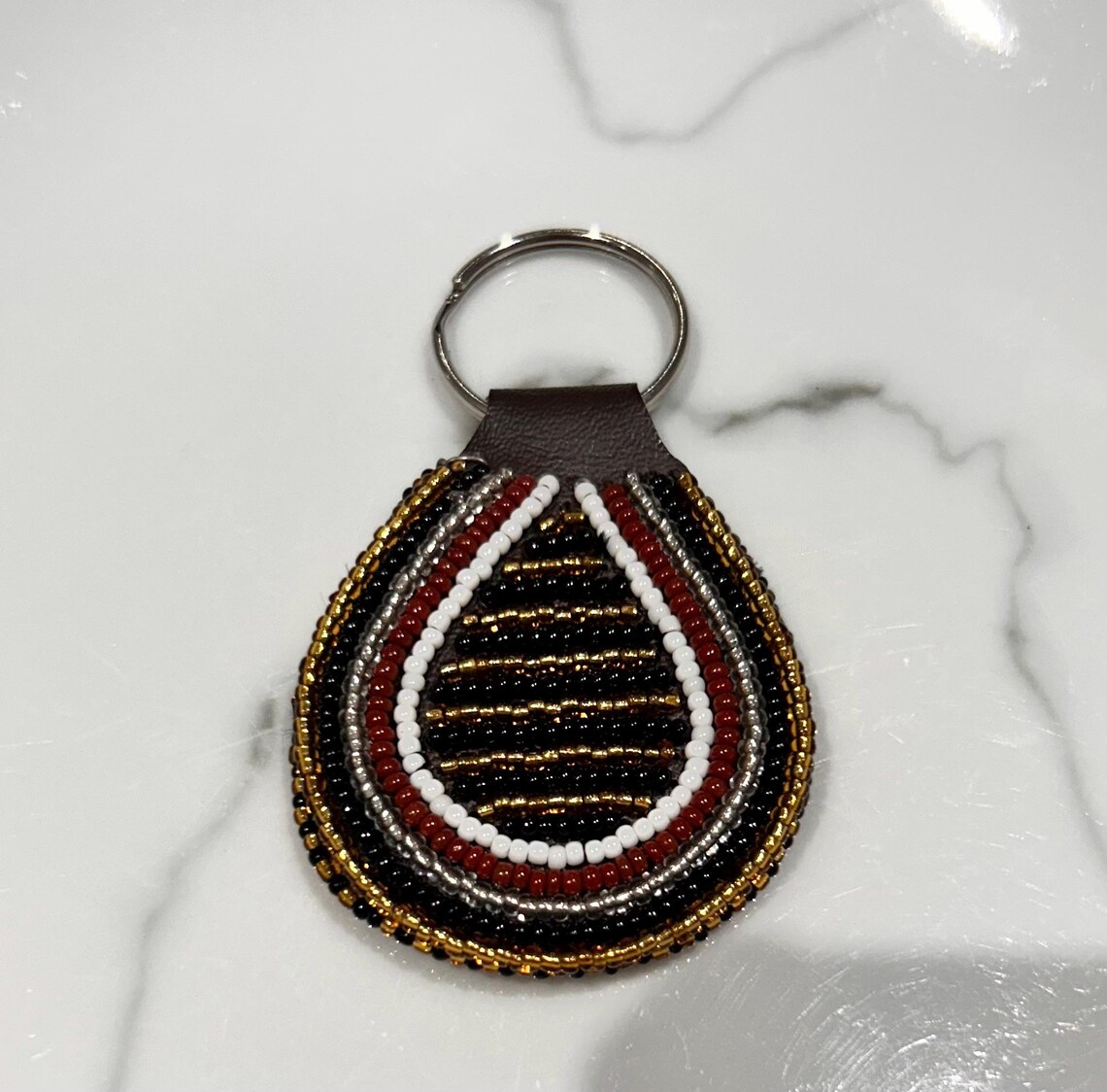 Africa Handmade Beaded Keyring/kenya Handmade Keyring/ Kenya Key Fob ...
