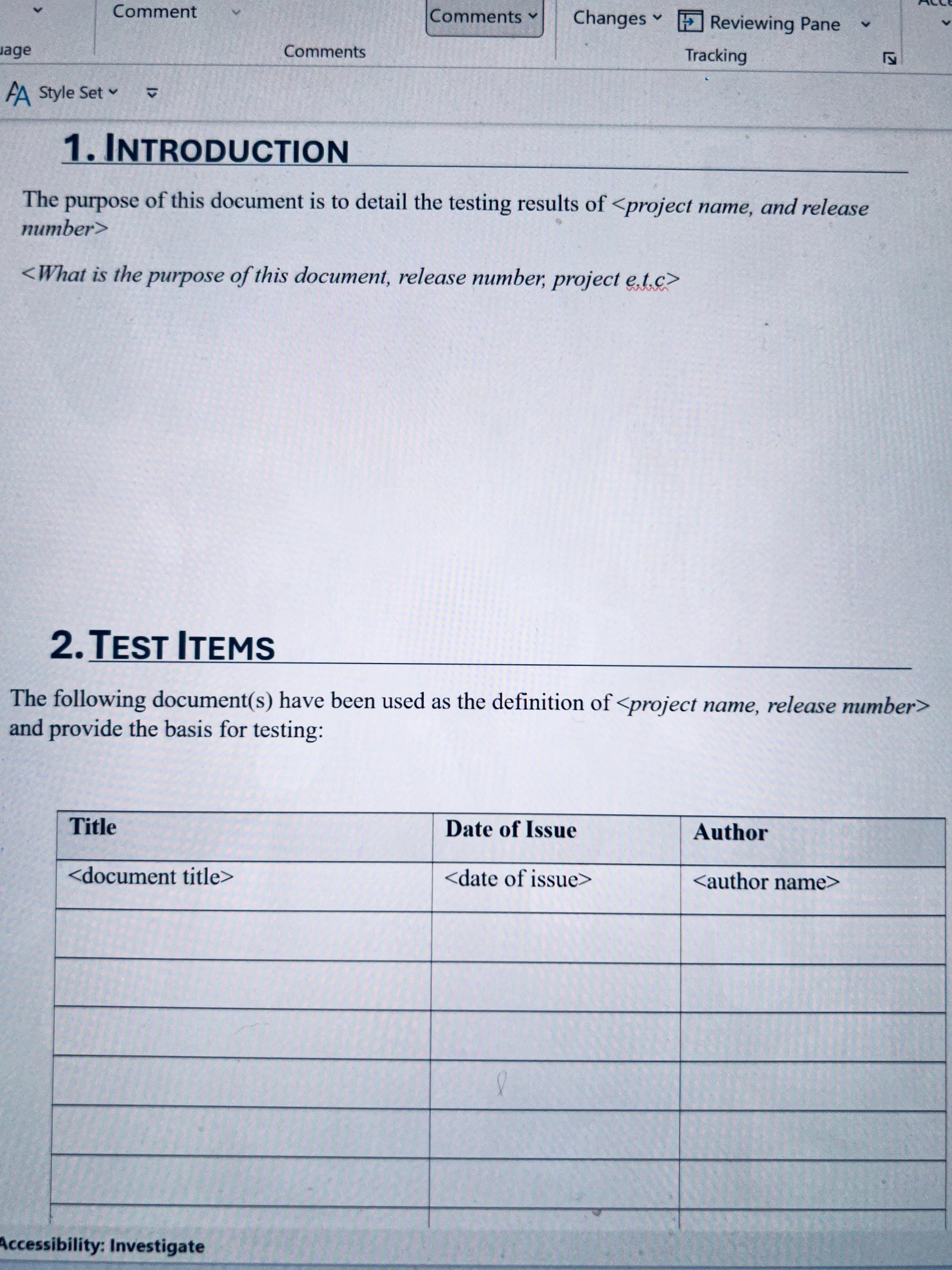 Test Completion Report Templateend of Testing Report Templateqa Testing ...