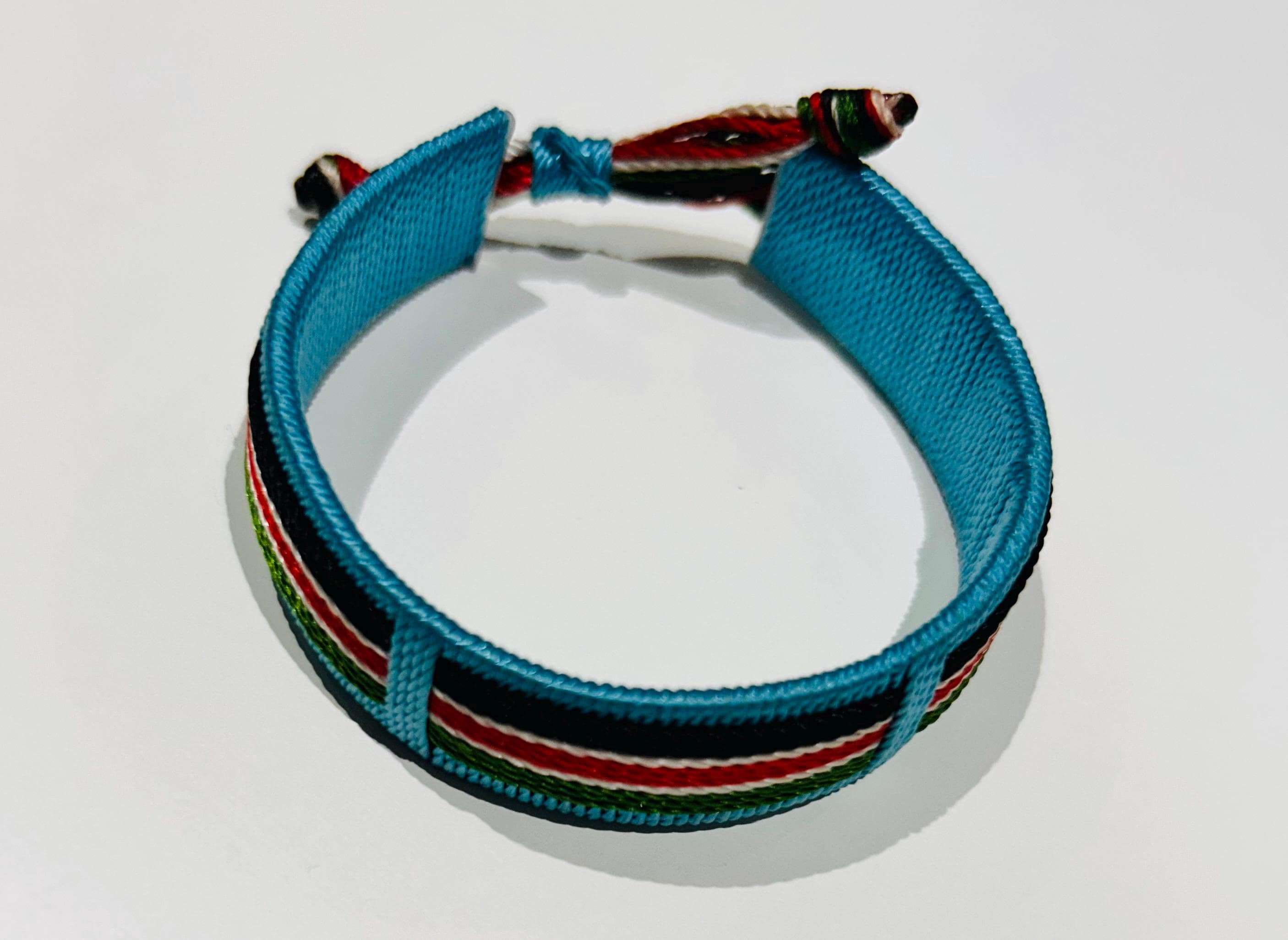 Kenya Flag Masai Bracelet/ African Handmade Wristbands (medium ...