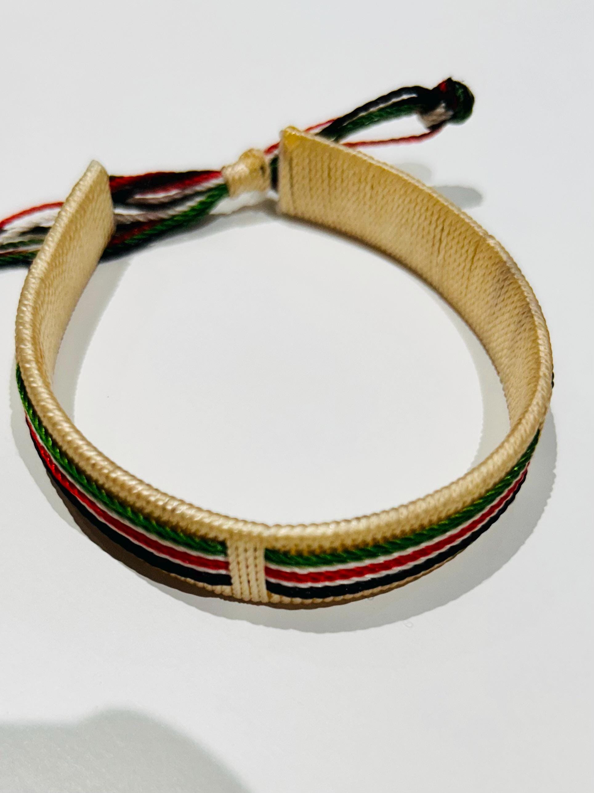 Kenya Flag Masai Bracelet/ African Handmade Wristbands (medium ...