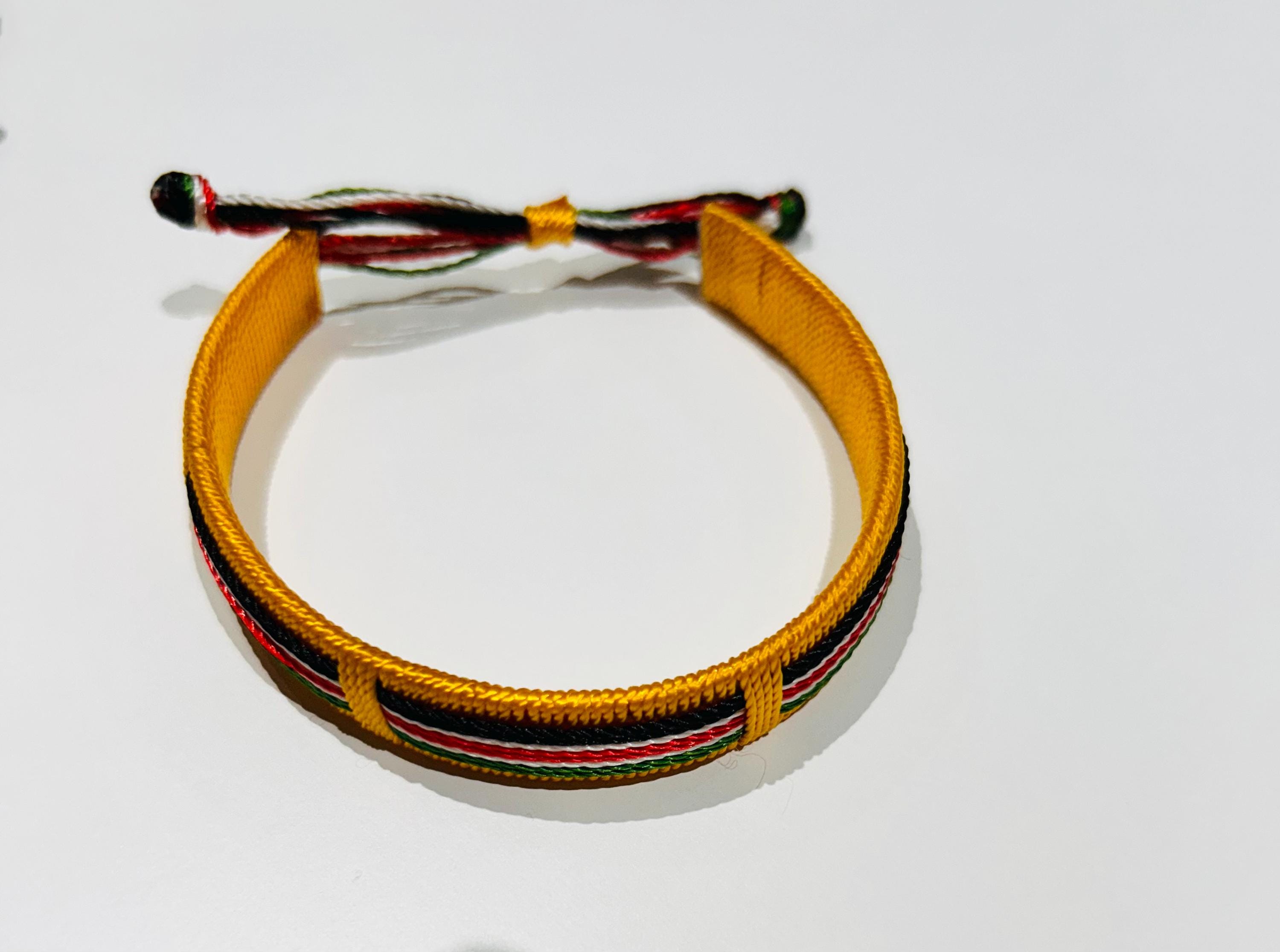 Kenya Flag Masai Bracelet/ African Handmade Wristbands (medium ...