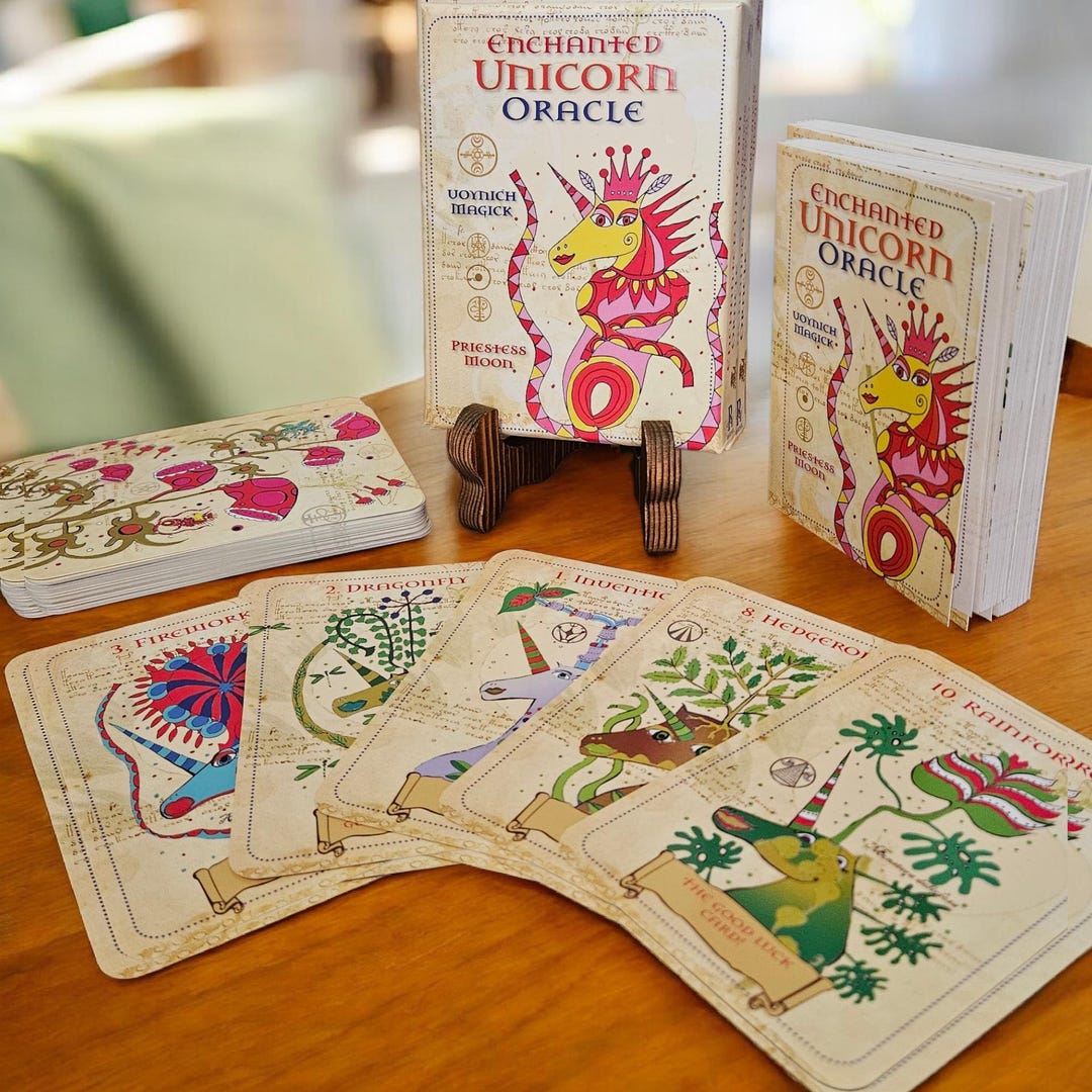 Enchanted Unicorn Oracle, Priestess Moon - Etsy