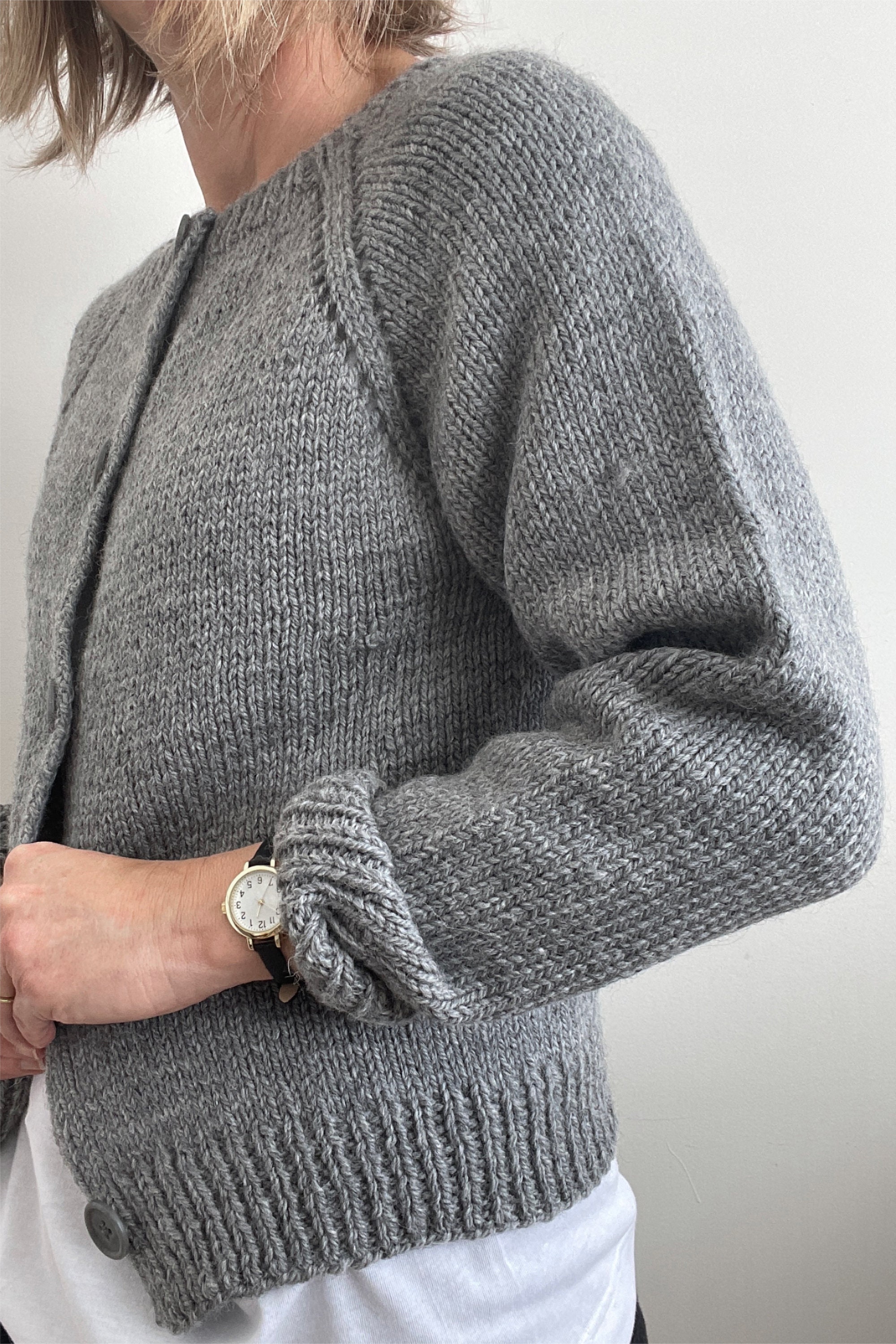Basic Cardigan Knitting Pattern | 4 Patterns in 1 | Beginner / Easy ...