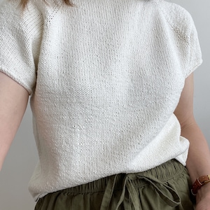 Basic Cotton T Shirt Knitting Pattern | 4 Patterns in 1 | Easy | Short ...
