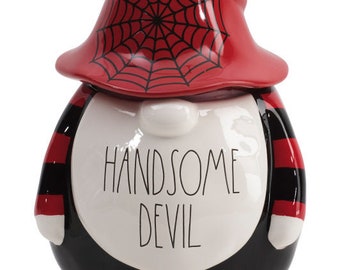 Rae Dunn Handsome Devil Gnome Cookie Jar - Etsy