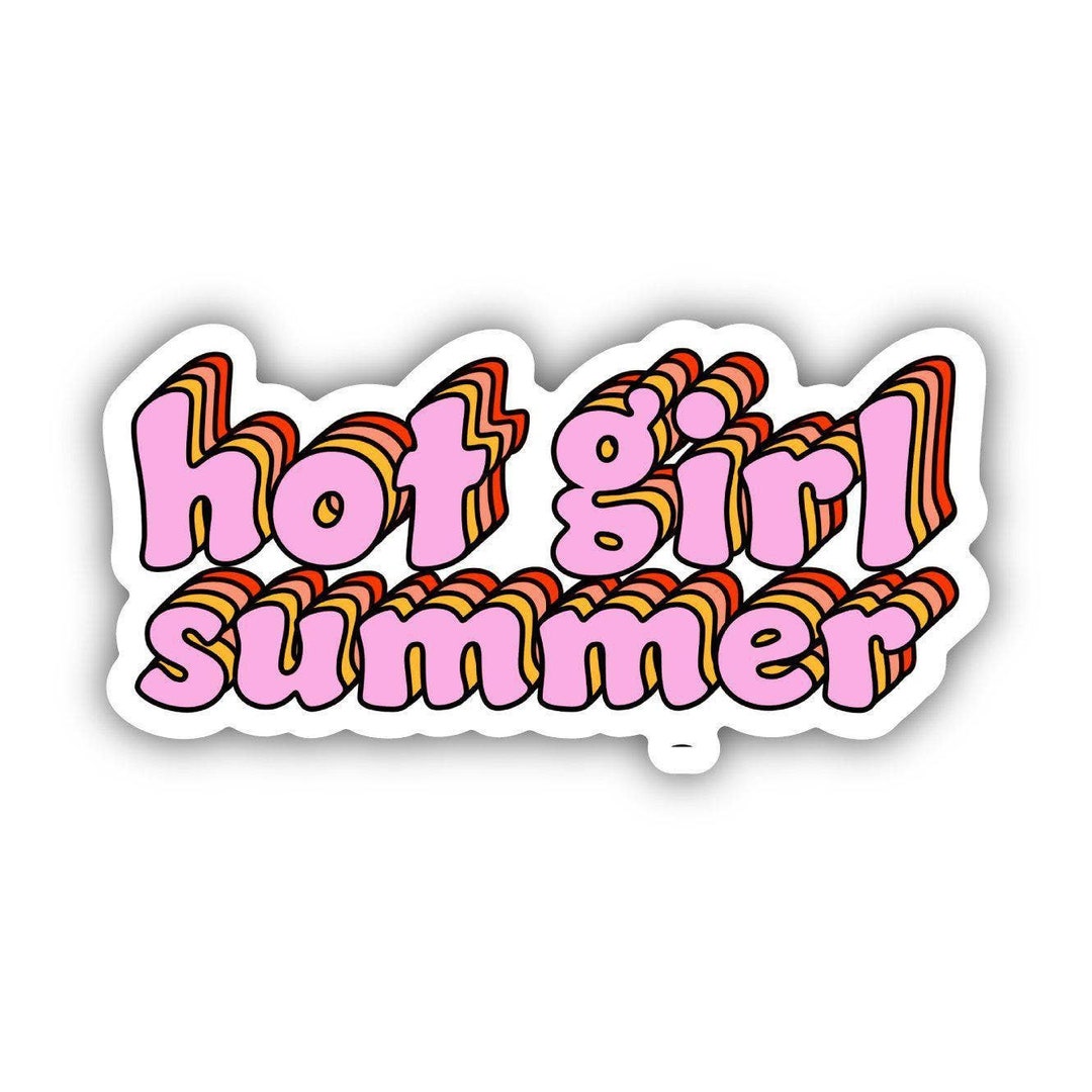 Hot Girl Summer Pink Sticker - Etsy