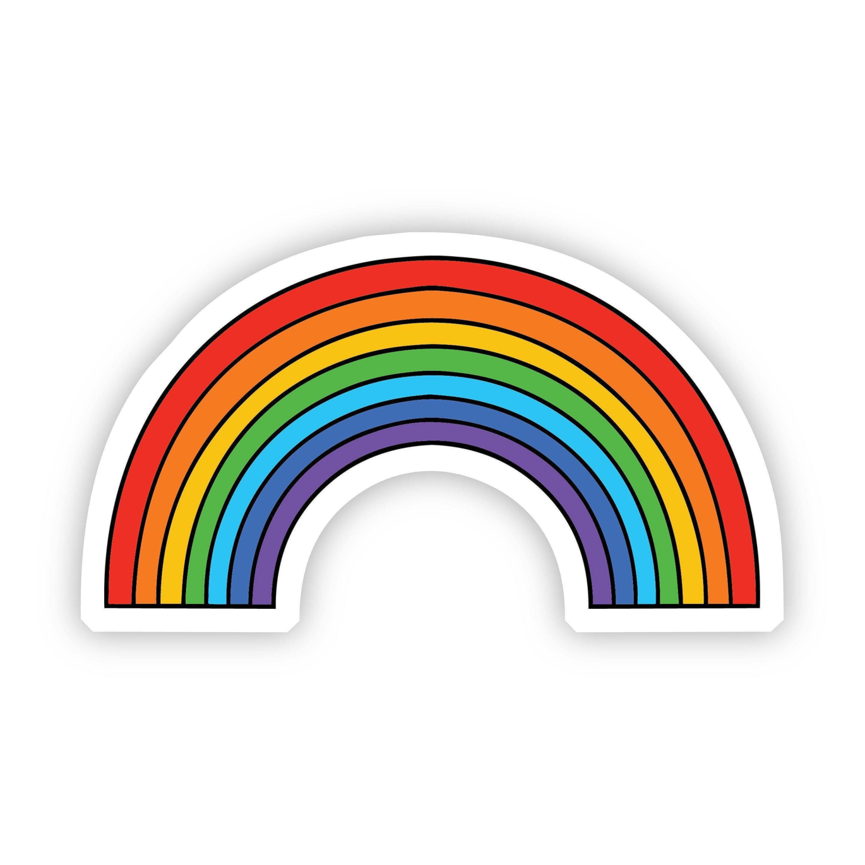 Rainbow Aesthetic Sticker - Etsy