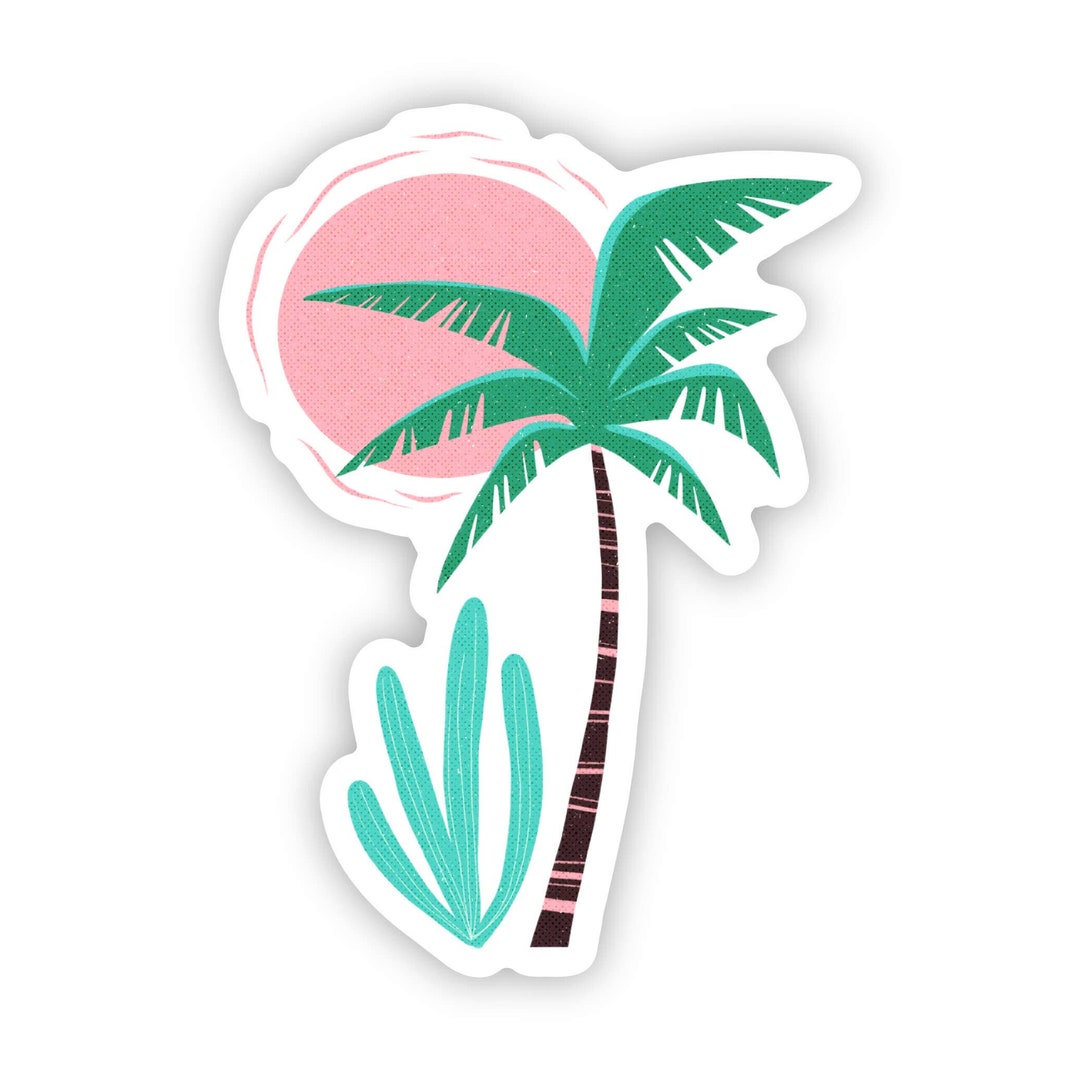Palms Springs California Palm Tree Sticker - Etsy