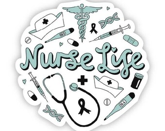 Nurse Life Sticker - Etsy