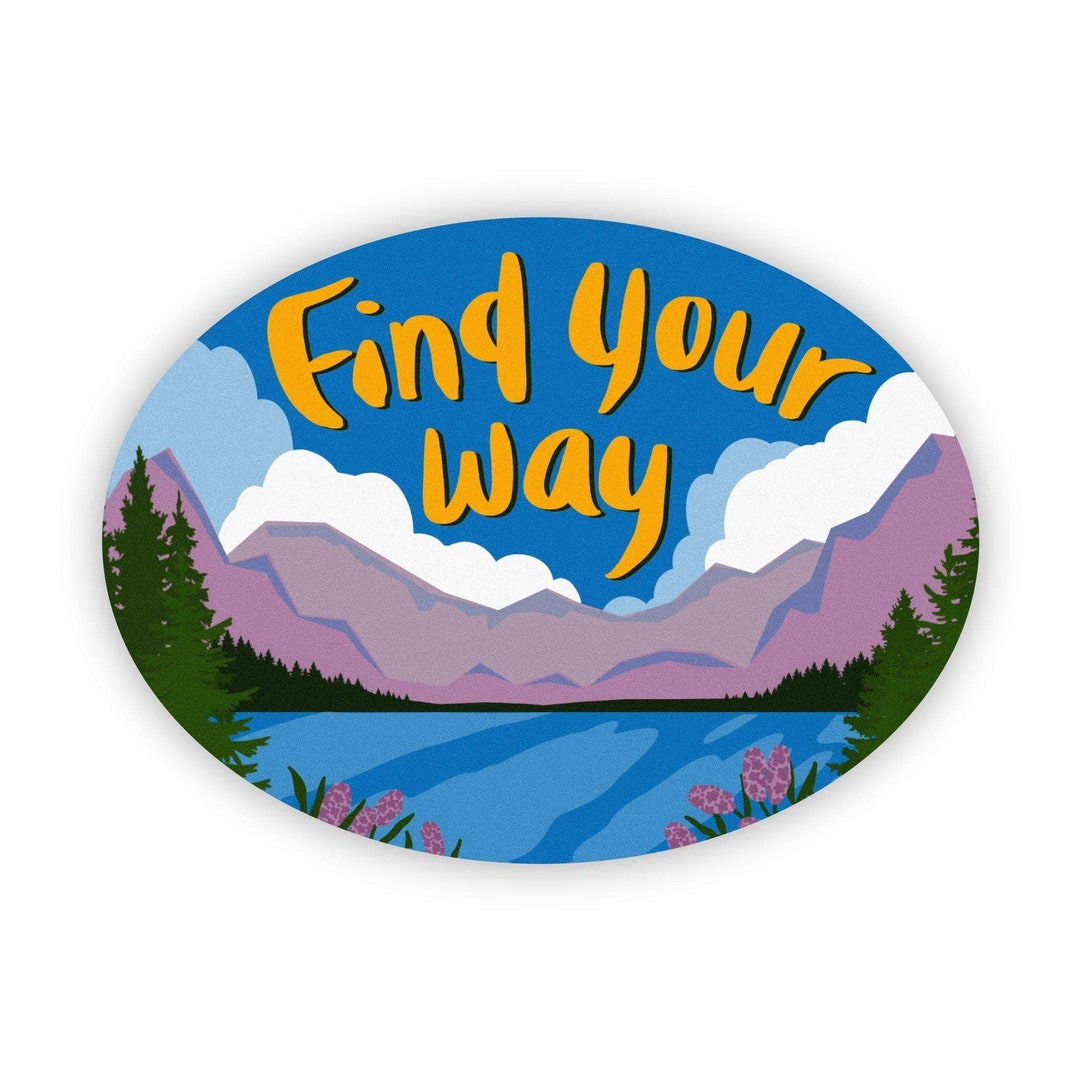 Find Your Way Sticker - Etsy