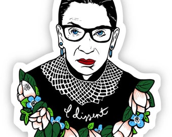 Ruth Bader Ginsburg Quote Sticker - Etsy