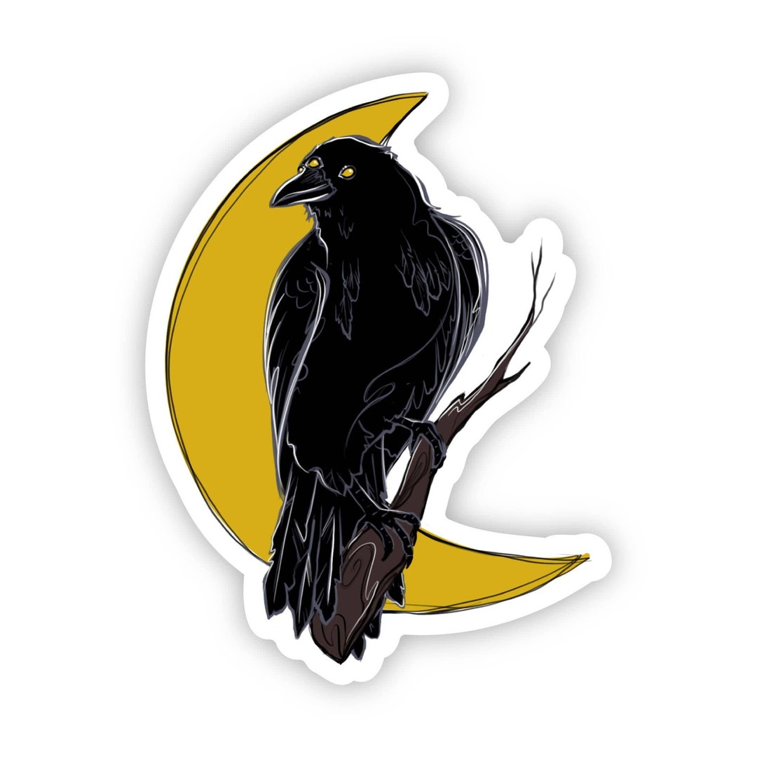 Three Eyed Raven Sticker - Etsy