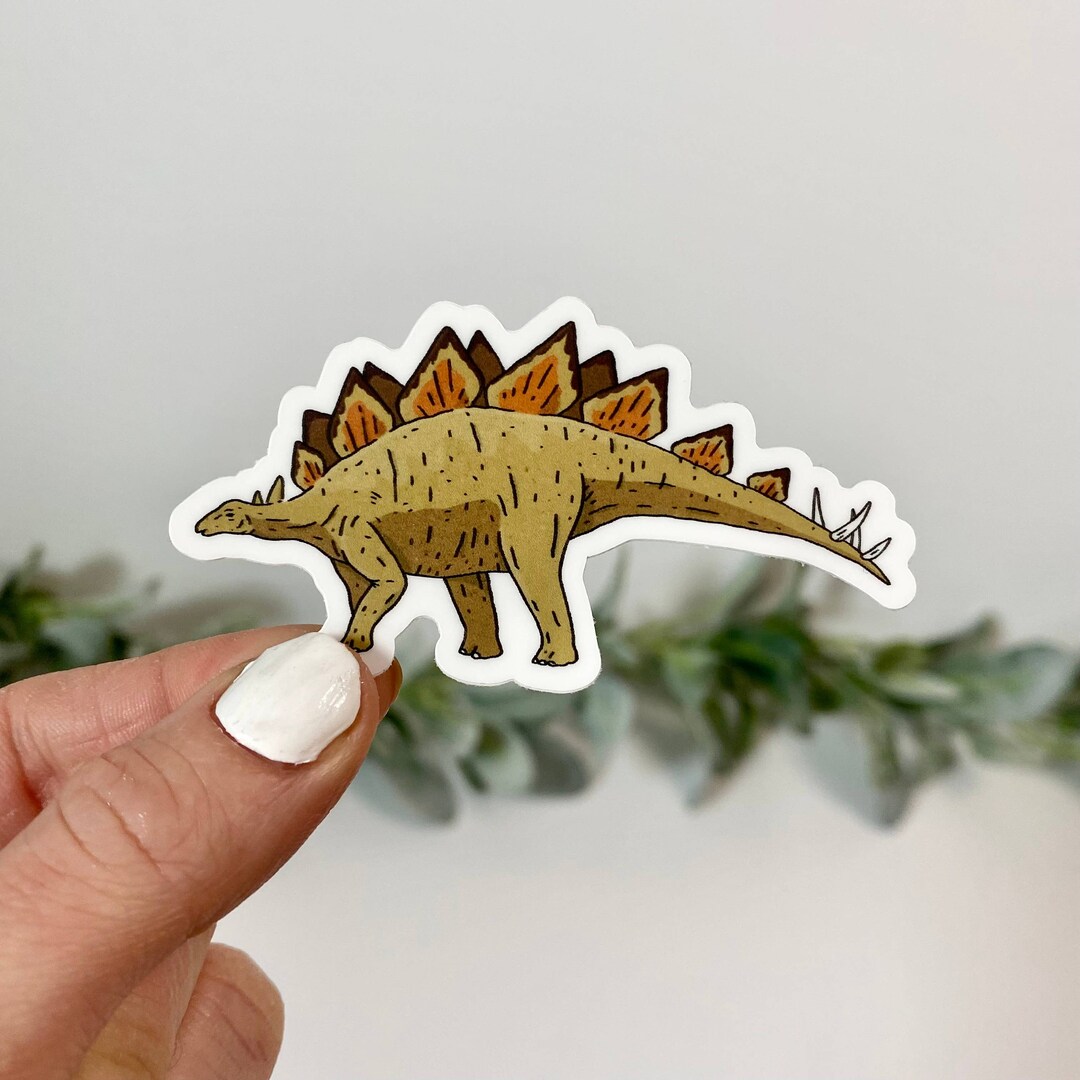Stegosaurus Dinosaur Sticker - Etsy