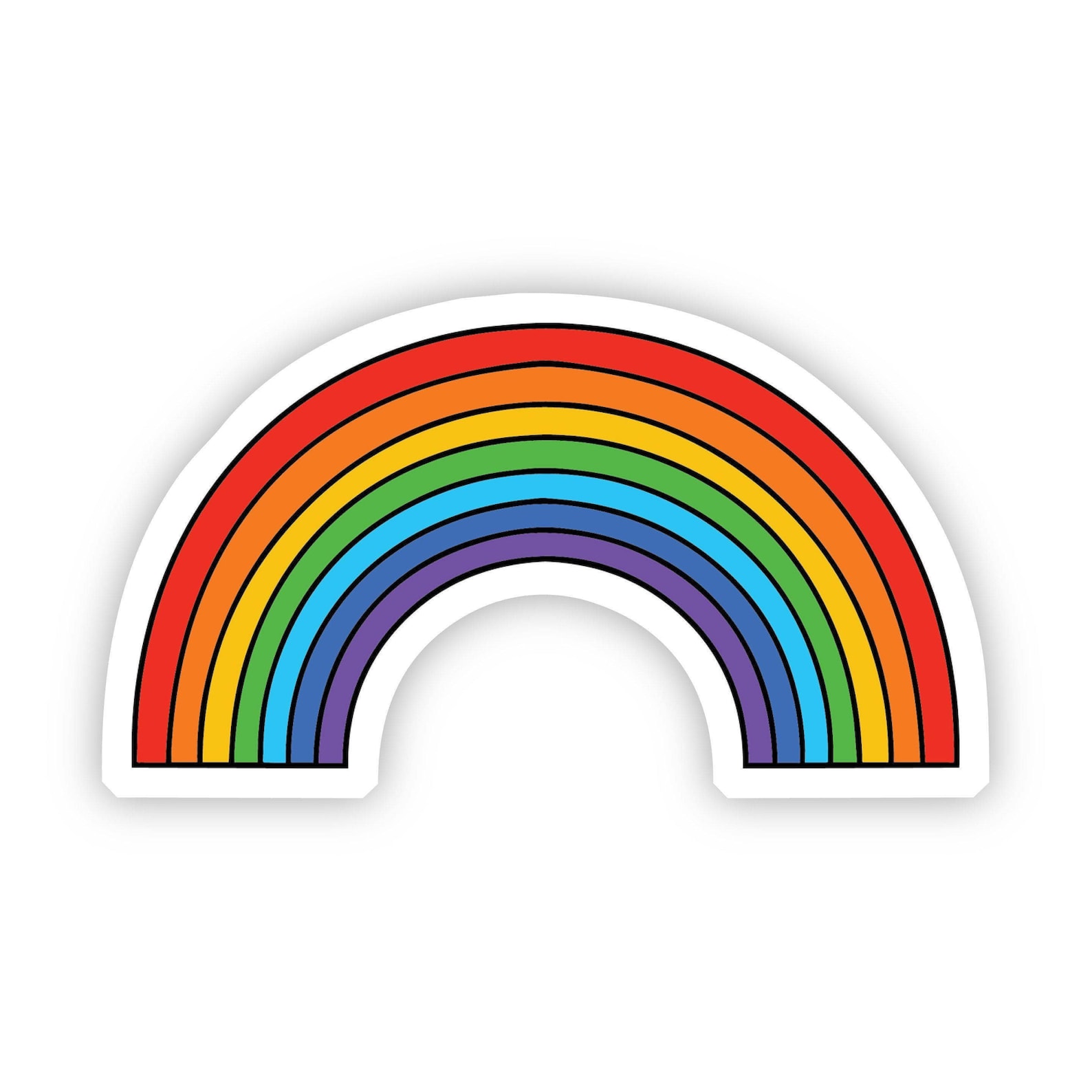 Rainbow Aesthetic Sticker - Etsy