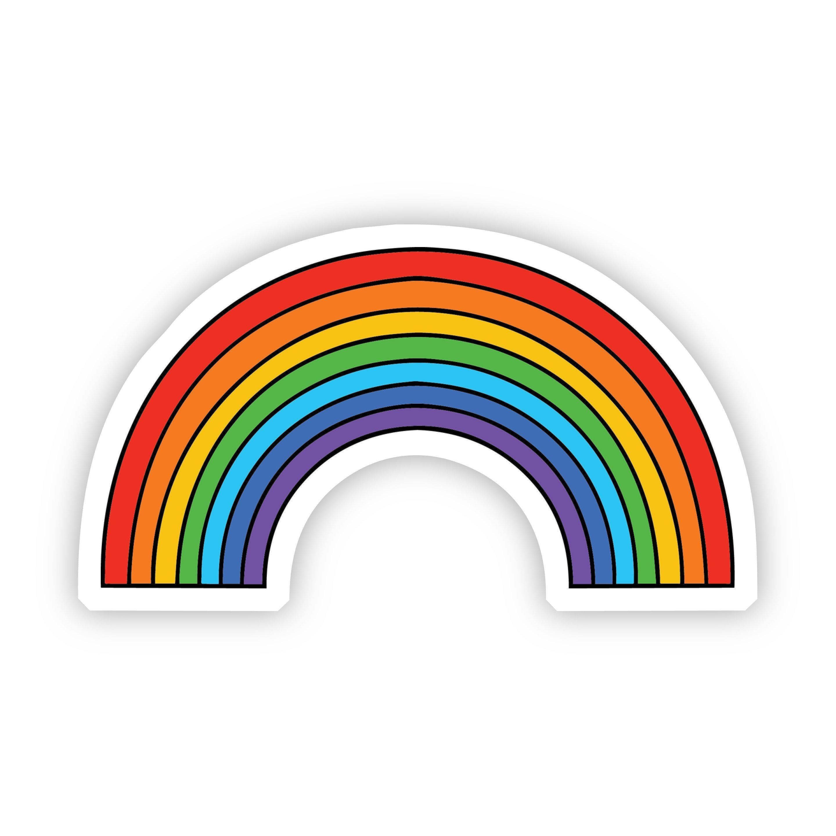 Rainbow Aesthetic Sticker - Etsy