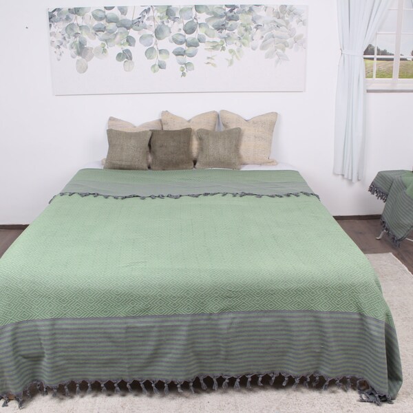 Apple Green Throw Blanket - Etsy