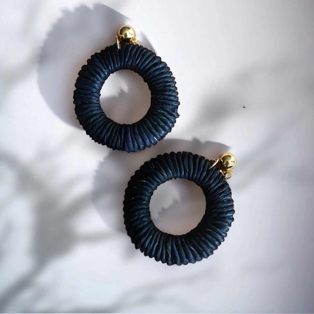 Raven Weave Drops - Etsy