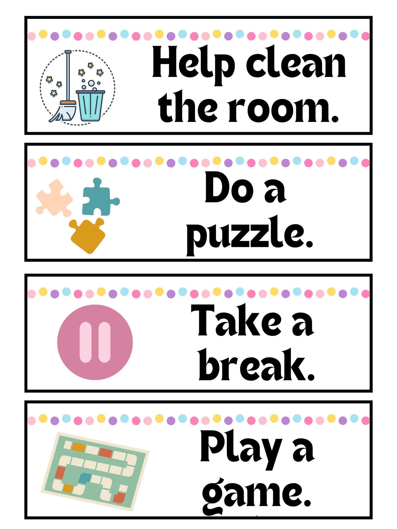 When I'm Finished... Poster | EDITABLE | I'm Done! Now What? - Etsy