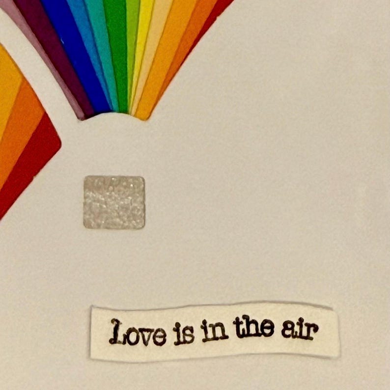 Iris Folded Hot Air Balloon - Etsy UK