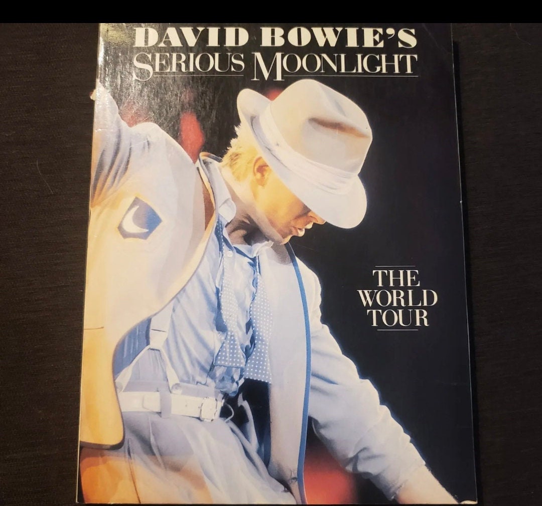 David Bowie Serious Moonlight Program Vintage - Etsy