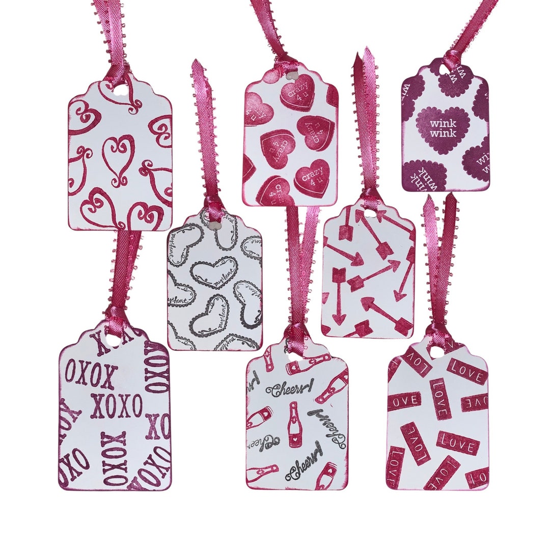 Valentines Day, Valentines Gift Tags, Valentine Party Favor, Gift Tags ...