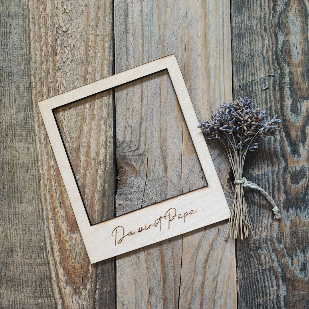You're Going to Be Daddy Milestone Photo Frame Made of - Etsy