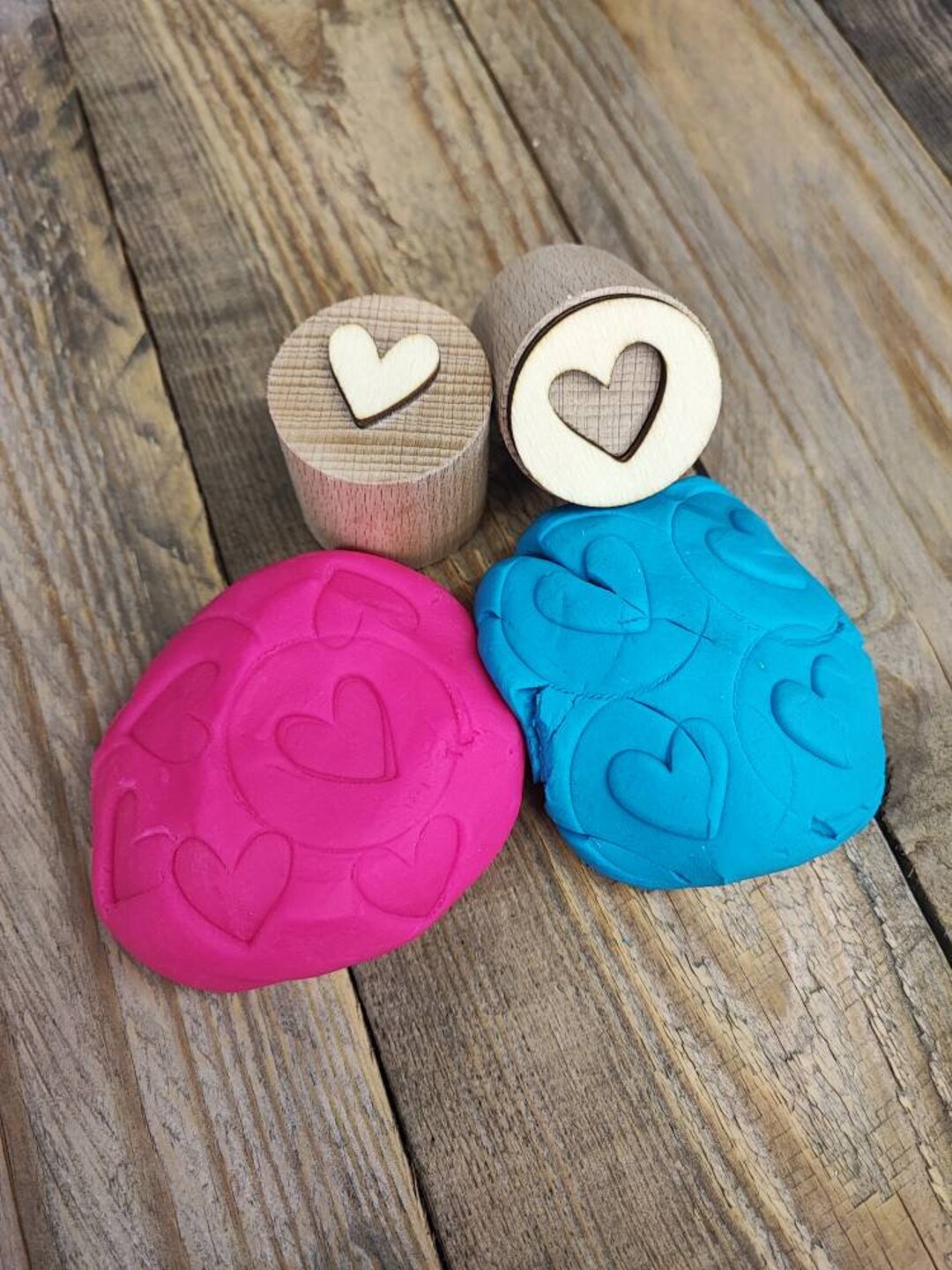 Hearts Kneading and Sand Stamps for Sand, Dough and Magical Sand ...