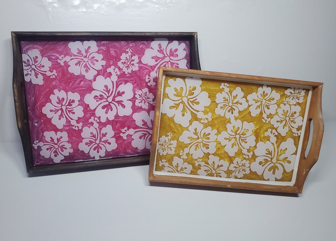 Hibiscus Catch All Tray - Etsy