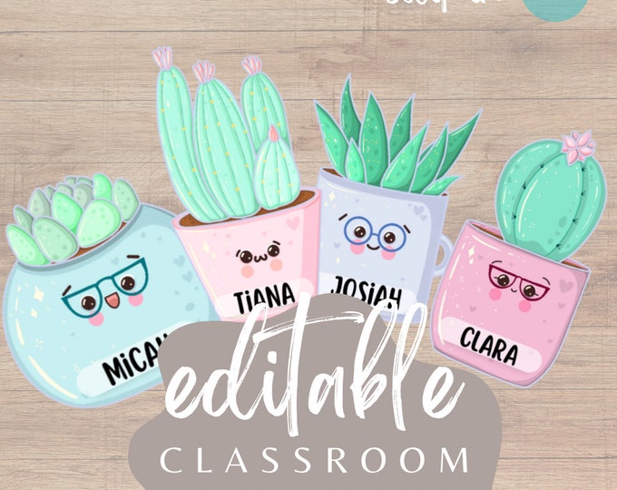 Editable Classroom Name Tags | Summer Ice Cream Tags for Cubby Nametag ...