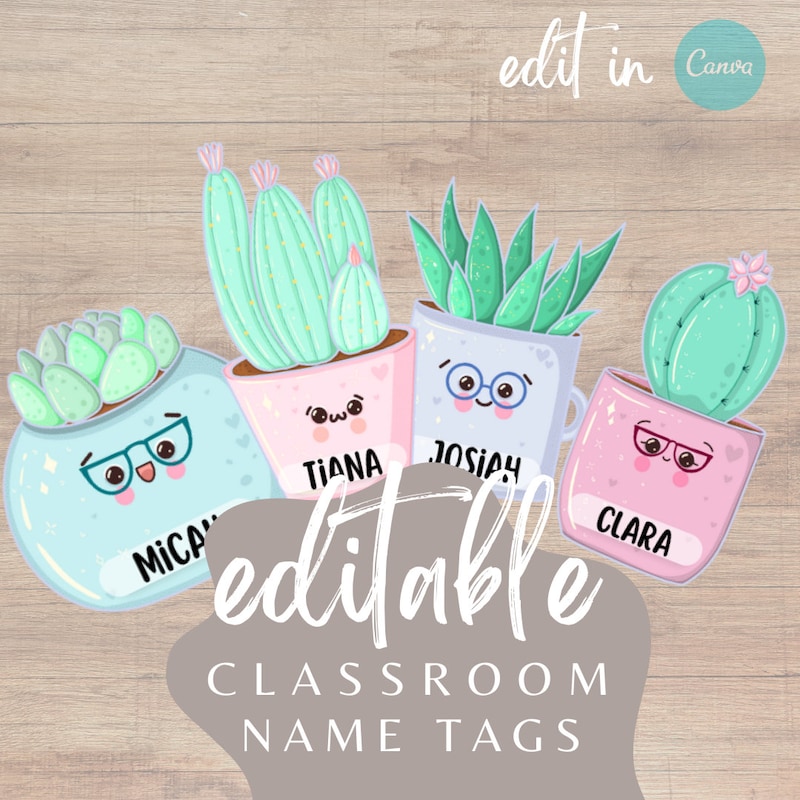 Cubby Name Tags - Etsy
