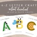 Alphabet Letter Crafts Printable ABC Book Preschool ABC Crafts ...