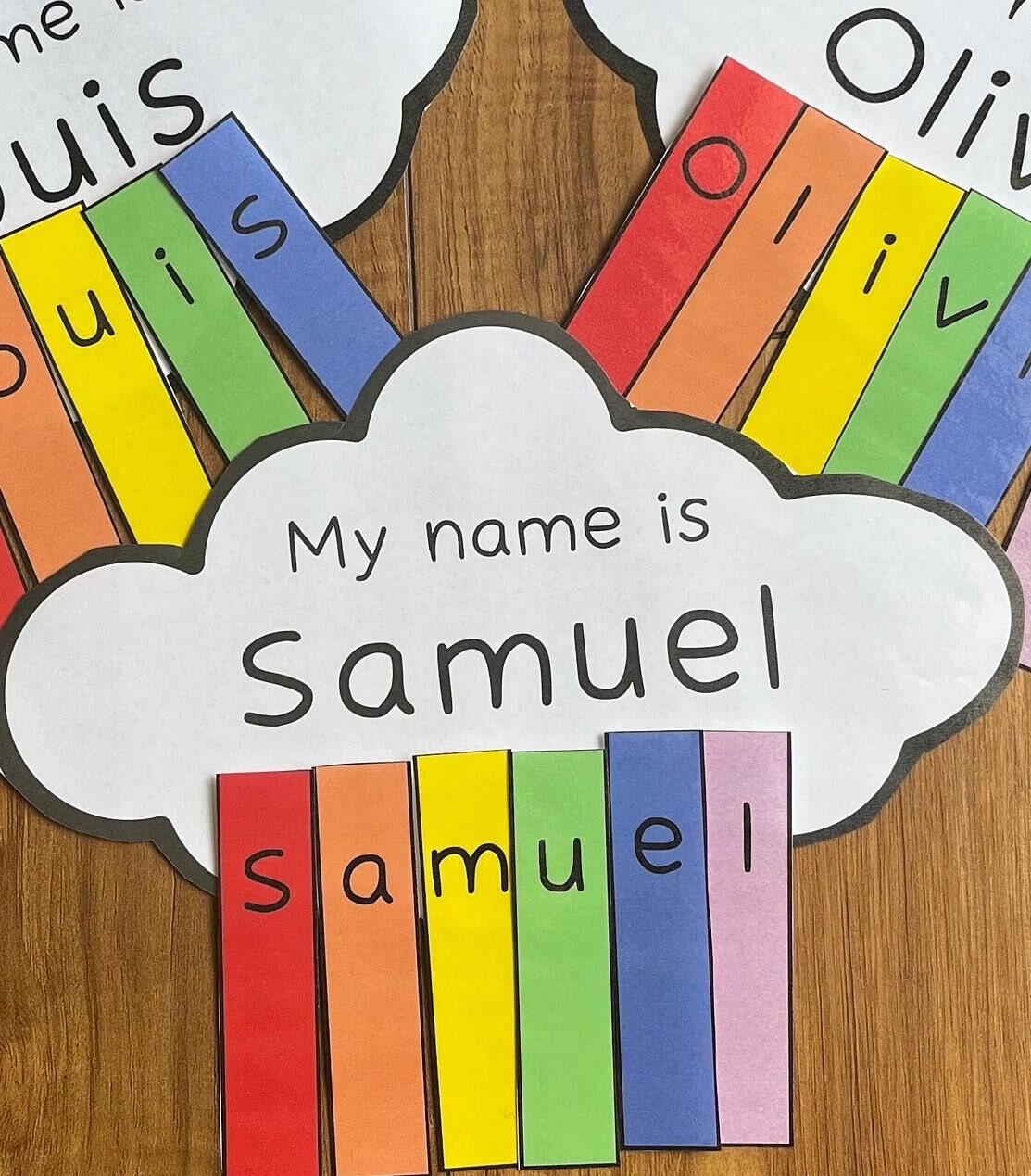 Name Recognition Activities | Preschool Name Activity Editable Template ...