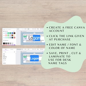 Editable Classroom Name Tags for Desk | Succulent Nametags Fall ...