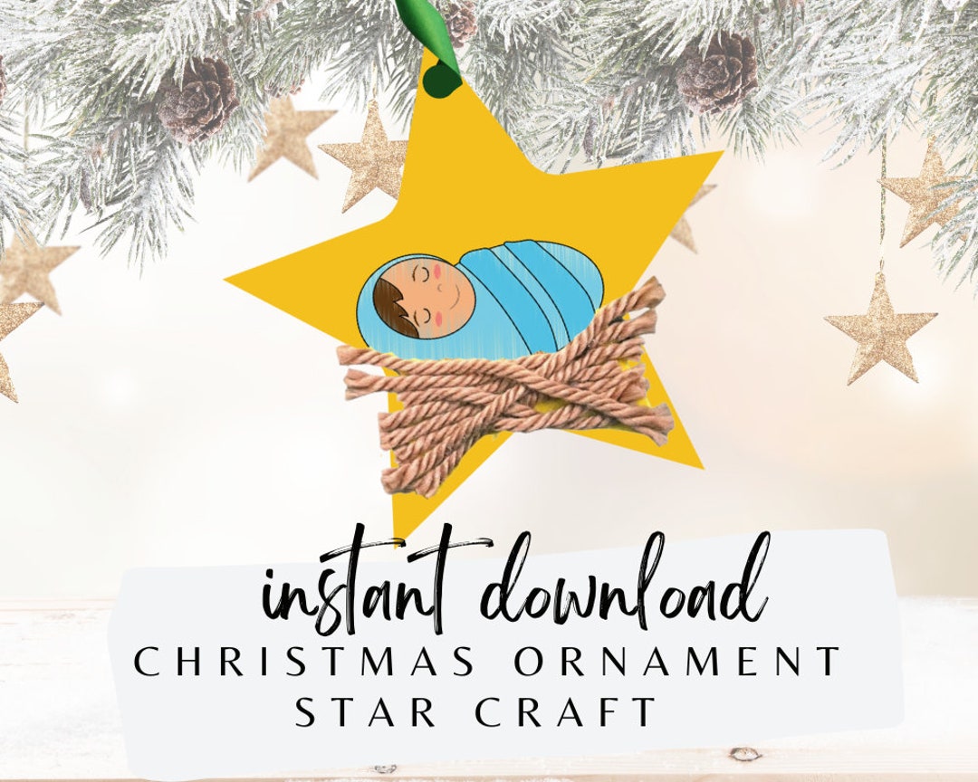 Preschool Baby Jesus Craft | Toddler Manger Craft | Preschool Christmas ...