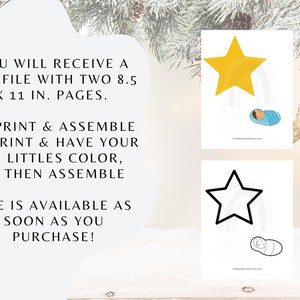 Preschool Baby Jesus Craft | Toddler Manger Craft | Preschool Christmas ...