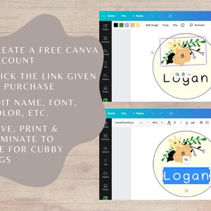 Editable Cubby Tags for Toddlers | Spring Classroom Tags | Floral ...