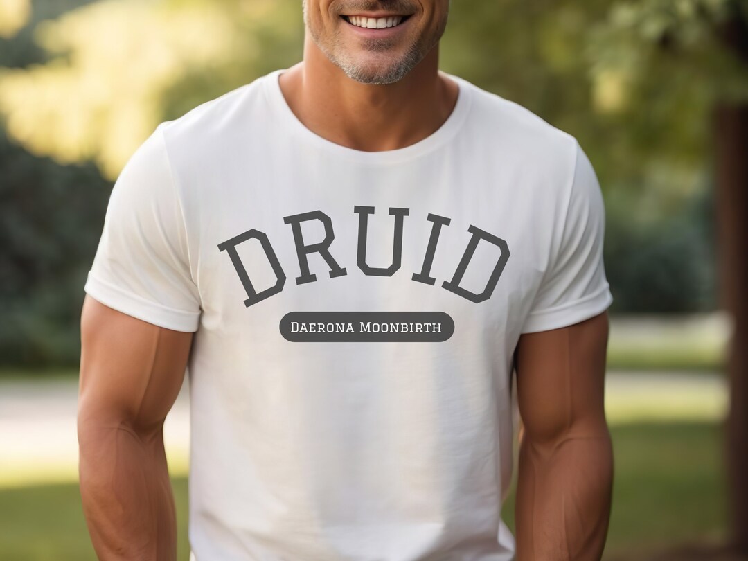 Personalized Dnd Druid Shirt, Custom Character Birthday Gift Brother ...