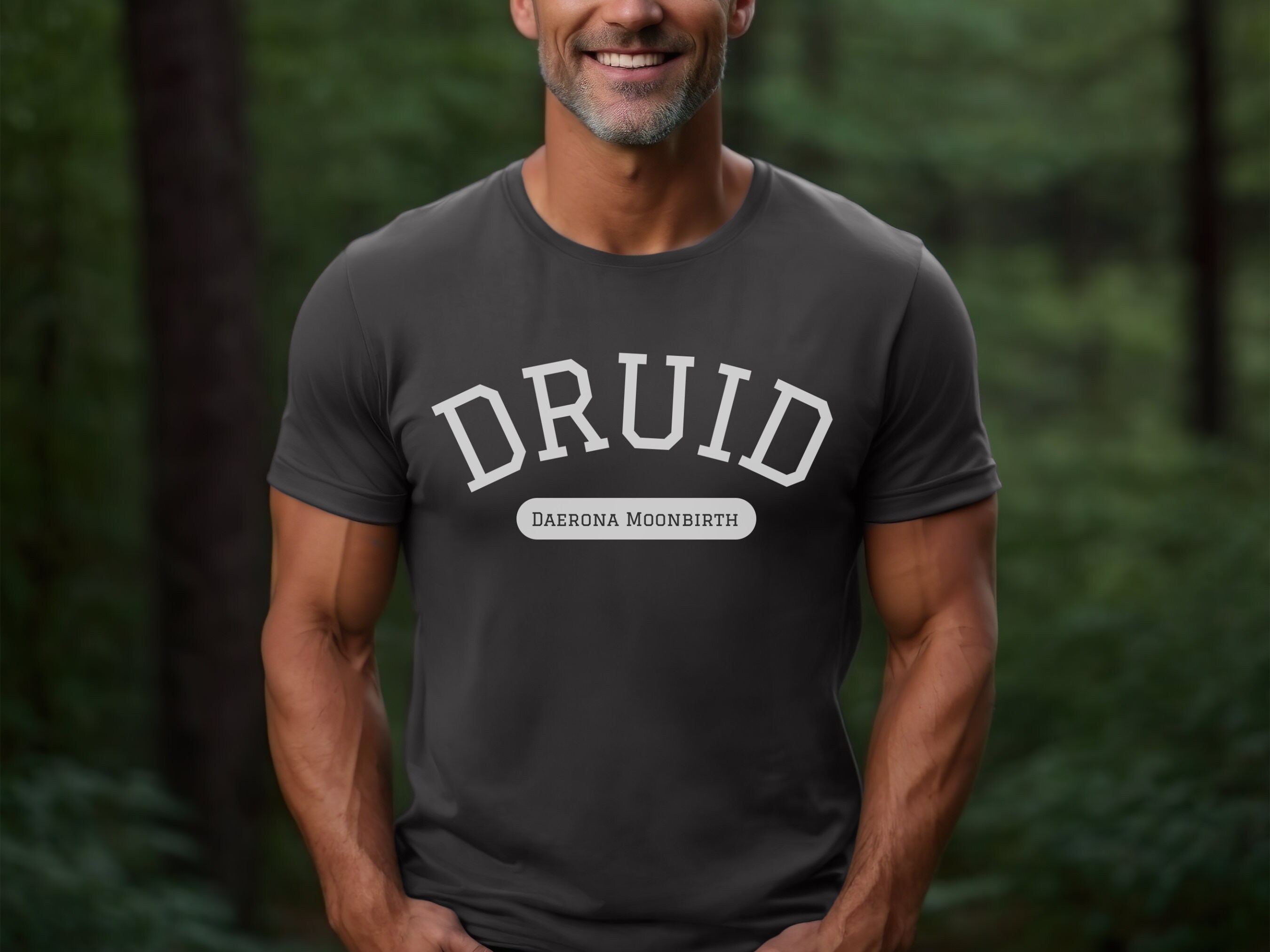 Personalized Dnd Druid Shirt, Custom Character Birthday Gift Brother ...