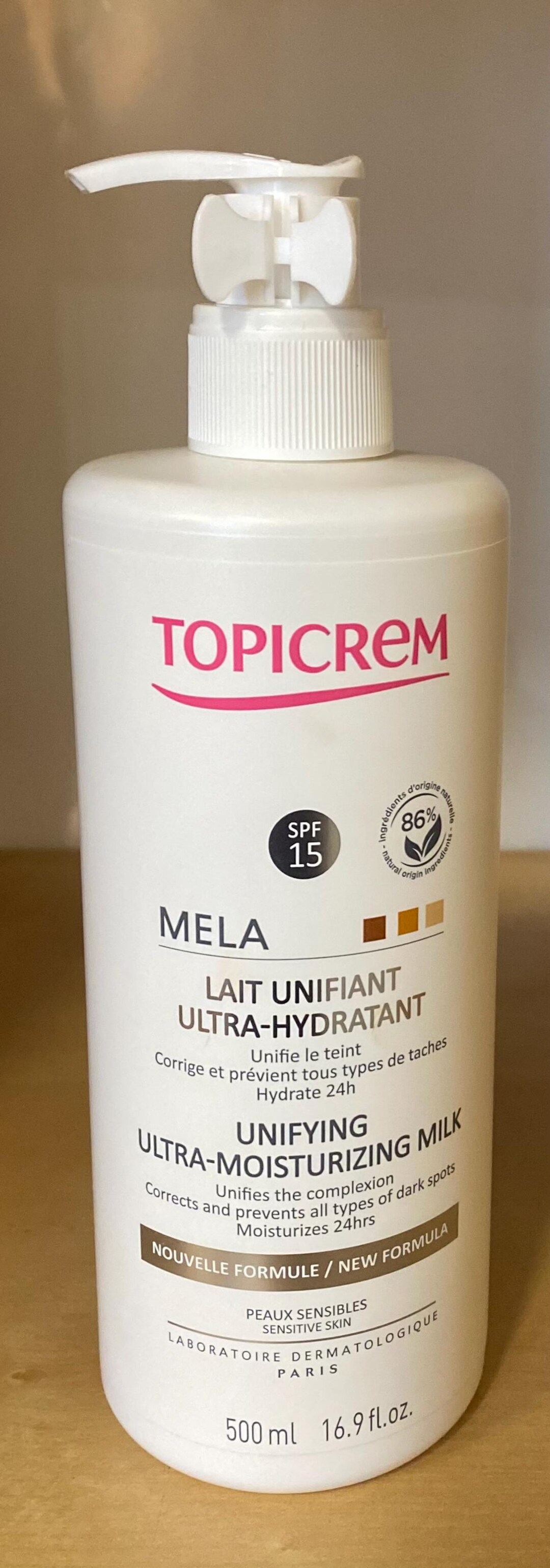 TOPICREM MELA Ultra-moisturizing Unifying Milk 500l - Etsy
