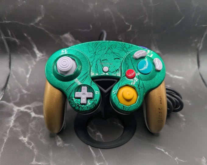 Palutena From Kid Icarus Painted Custom Gamecube Controller Shell.|| PHOB - Etsy