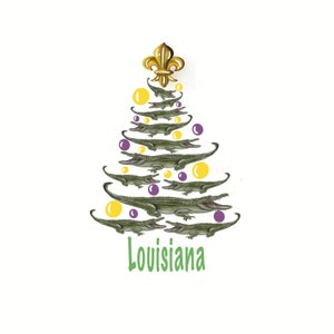 Alligator Christmas Tree - Etsy