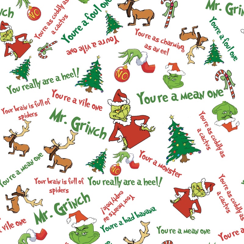Grinch Pattern - Etsy