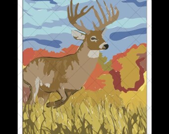 Friendly Deer Digital Download - Etsy