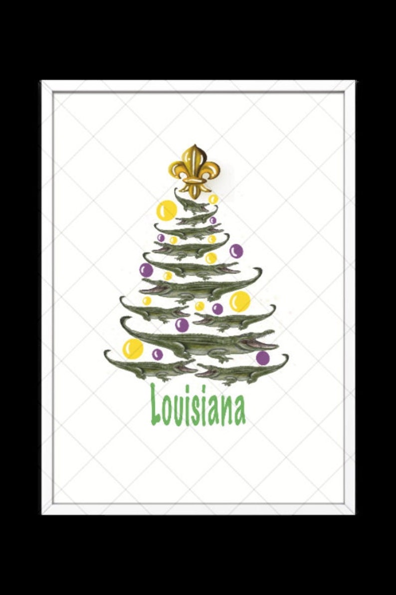 Alligator Christmas Tree - Etsy