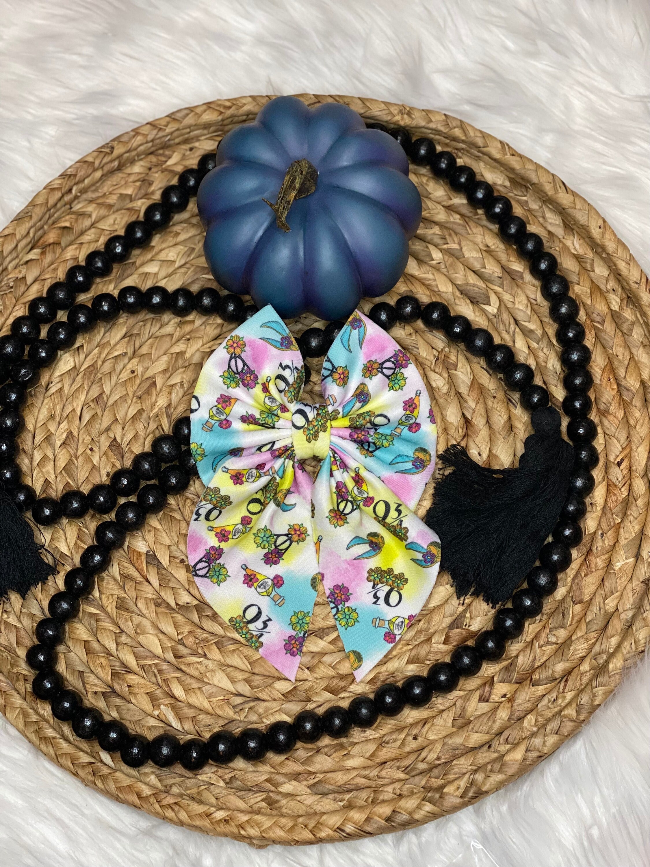 Wizard Boy Inspired Bow, HP Inspired Print Bow - Etsy UK