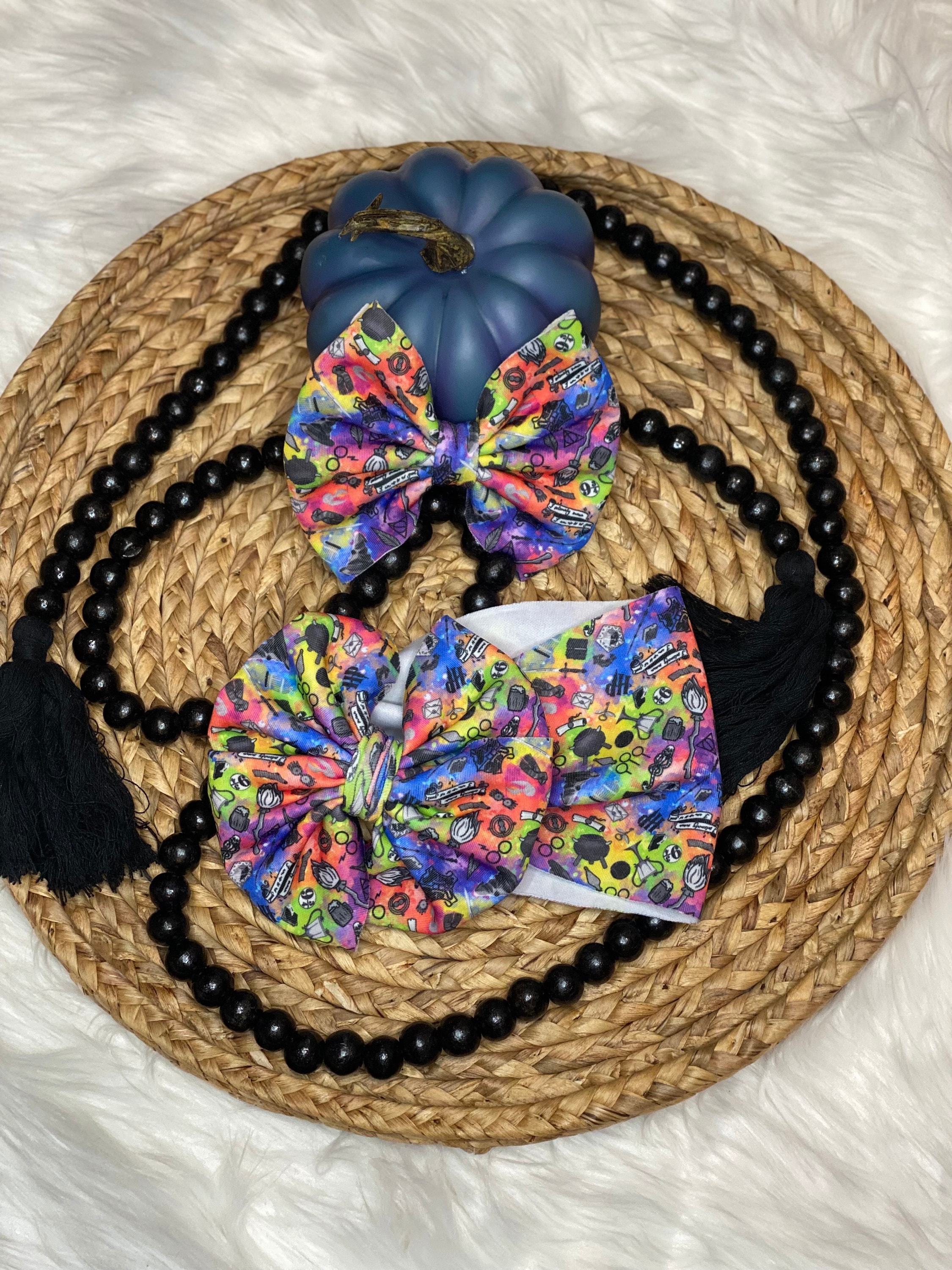 Wizard Boy Inspired Bow HP Inspired Print Bow - Etsy