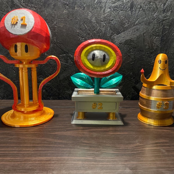 Mario Kart Trophy - Etsy