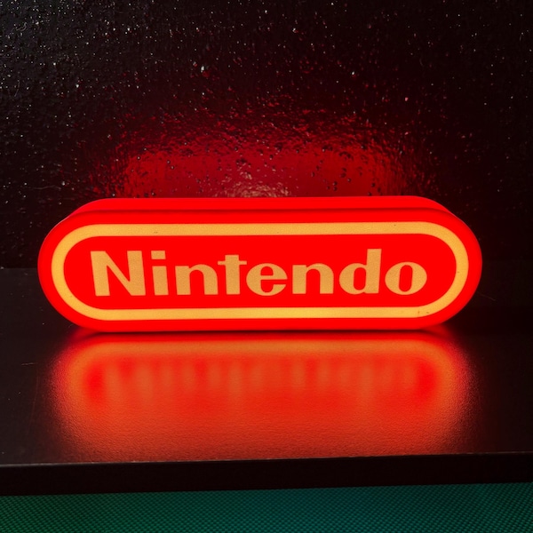 Light up Sign Nintendo - Etsy