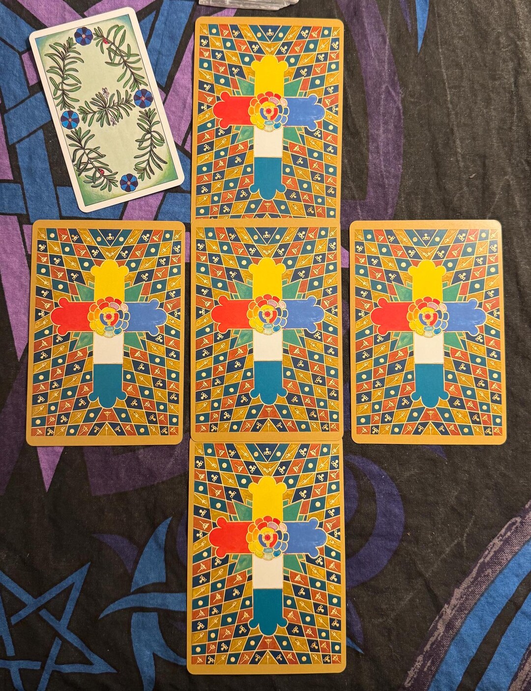 Spring Equinox Reading Riddle of the Sphinx 5 Card Elemental Herbal ...